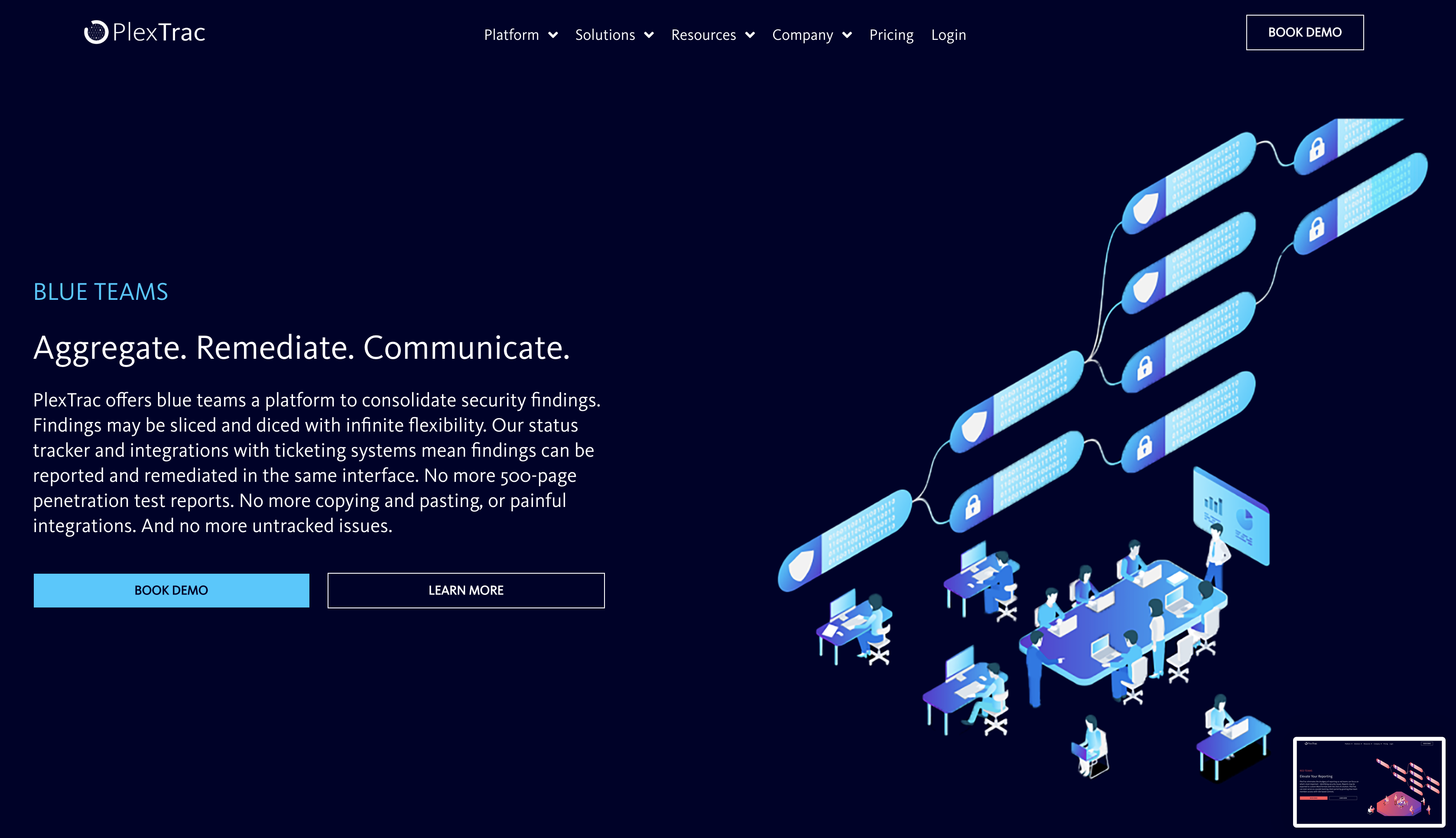 PlexTrac For Blue Teams - Aggregate. Remediate. Communicate.