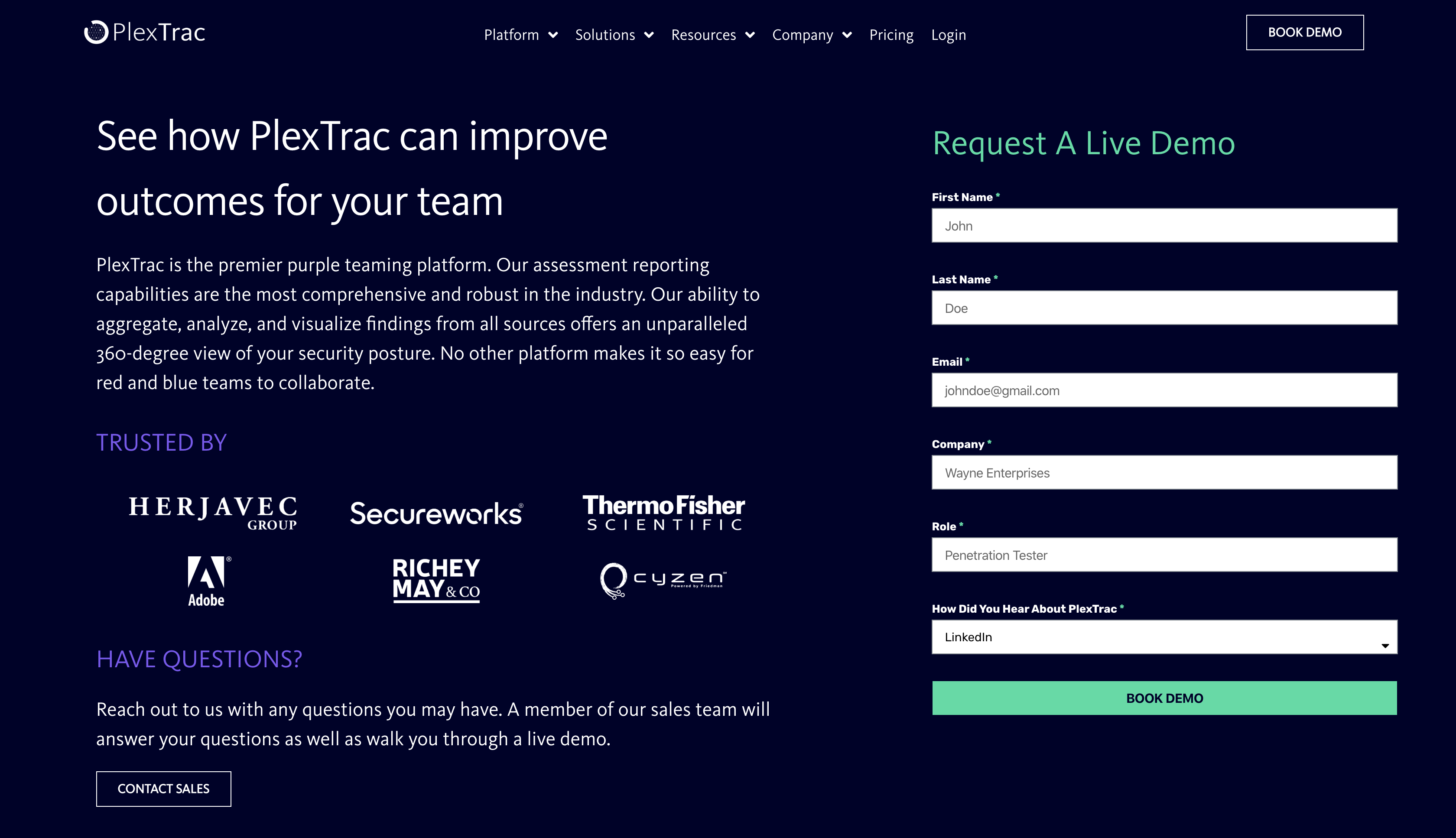PlexTrac Demo - See How PlexTrac Can Improve Outcomes