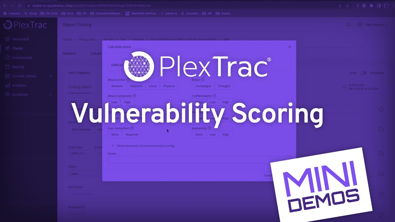 Vulnerability Scoring - PlexTrac