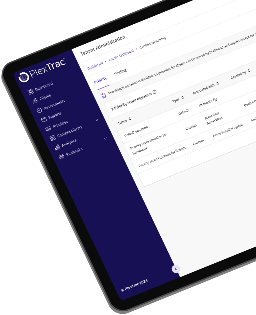 Priorities - PlexTrac